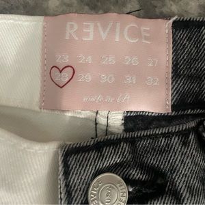 REVICE | Jeans | Revive Denim Jeans Half White Half Washed Blackgrey ...